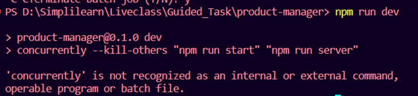 E-commerce Product Management System using json-server, react, and ...