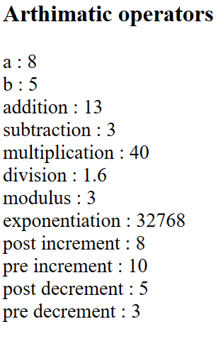 JS - Operators - Arithmetic Operators · akash-coded mern · Discussion #67 · GitHub