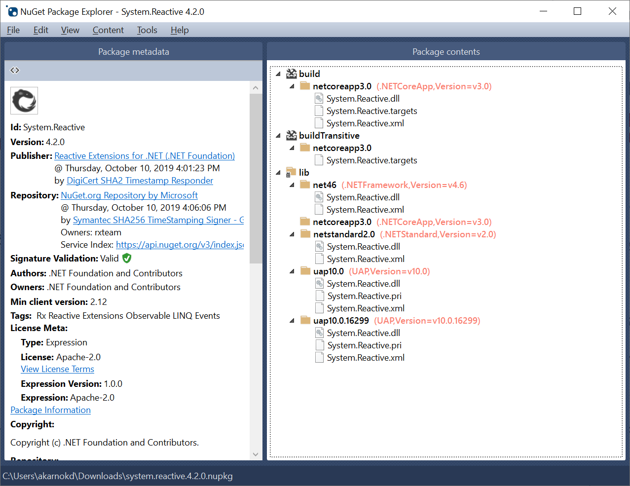 Empty target .NETCoreApp3.0 in 4.2.0 nuget package. · Issue #1090 · dotnet/reactive · GitHub