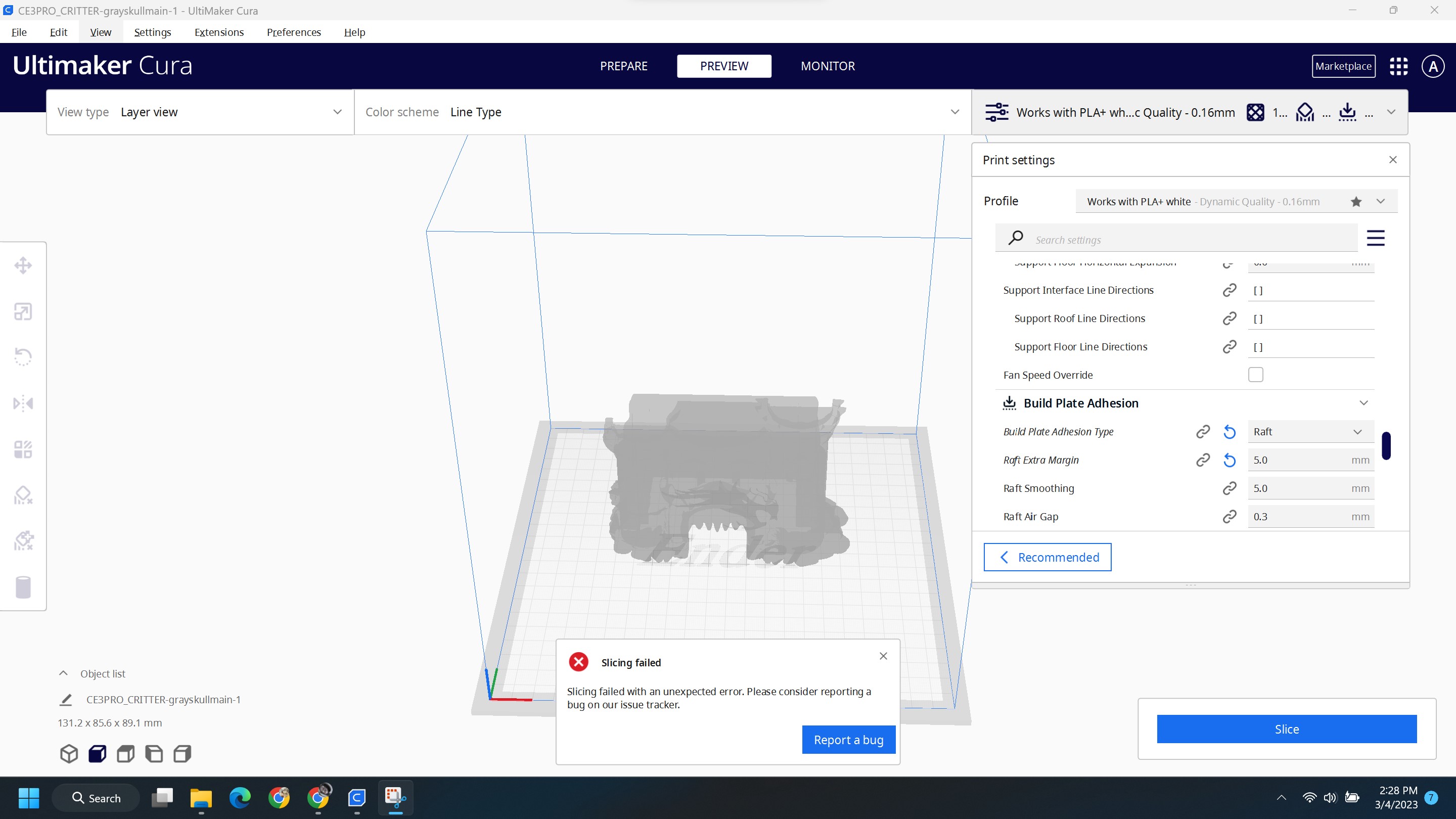 Slicing Error · Issue #14768 · Ultimaker/Cura · GitHub