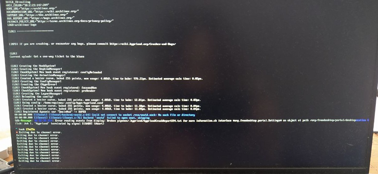 Session Crash Which Seems To Be Random · Issue 3489 · Hyprwm Hyprland · Github