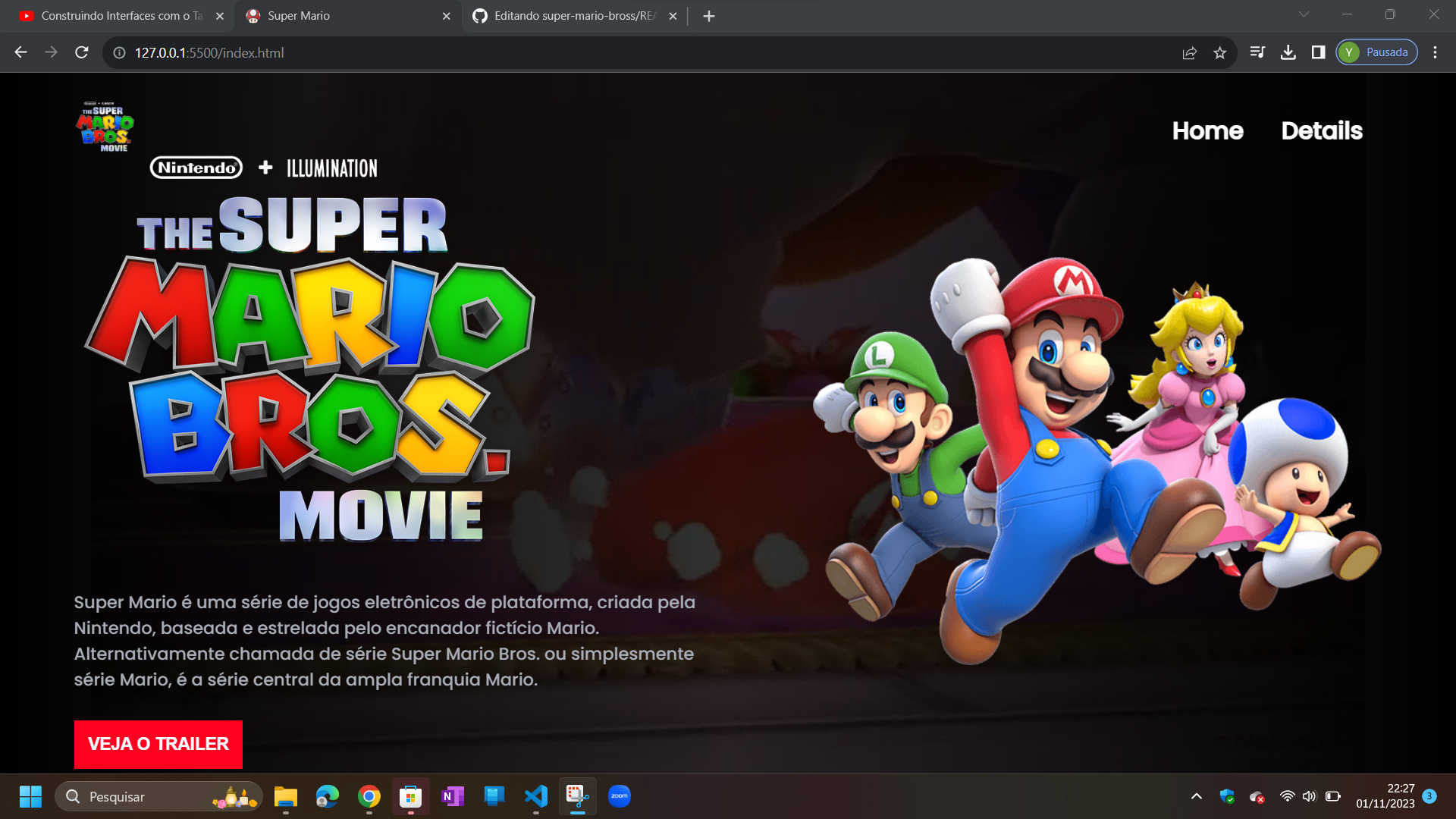 GitHub - yasmink172003/super-mario-bross: Site do Mario Bross