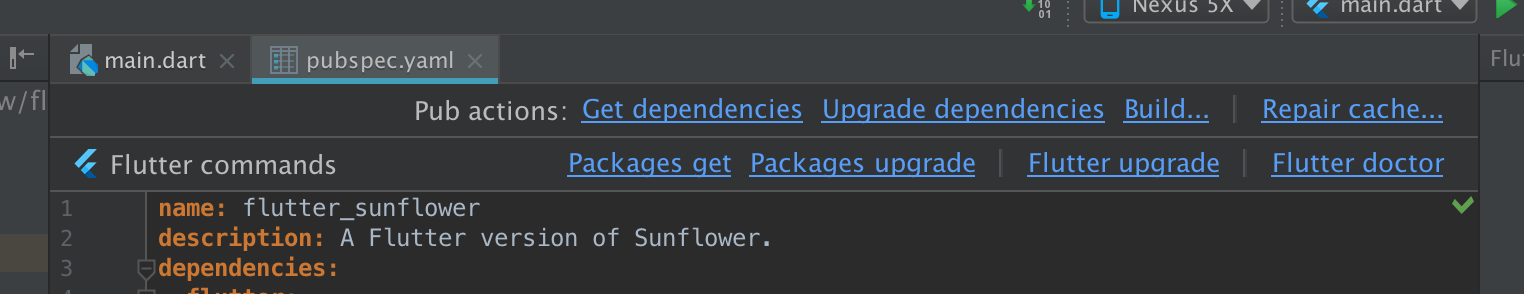 double headers show up on pubspec.yaml files · Issue #1225 · flutter/flutter-intellij · GitHub