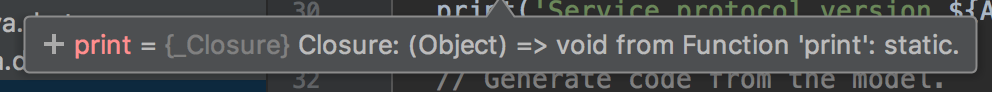 Hovering Over Type Name During Debugging Shows Type As Tooltip · Issue 400 · Dart Codedart