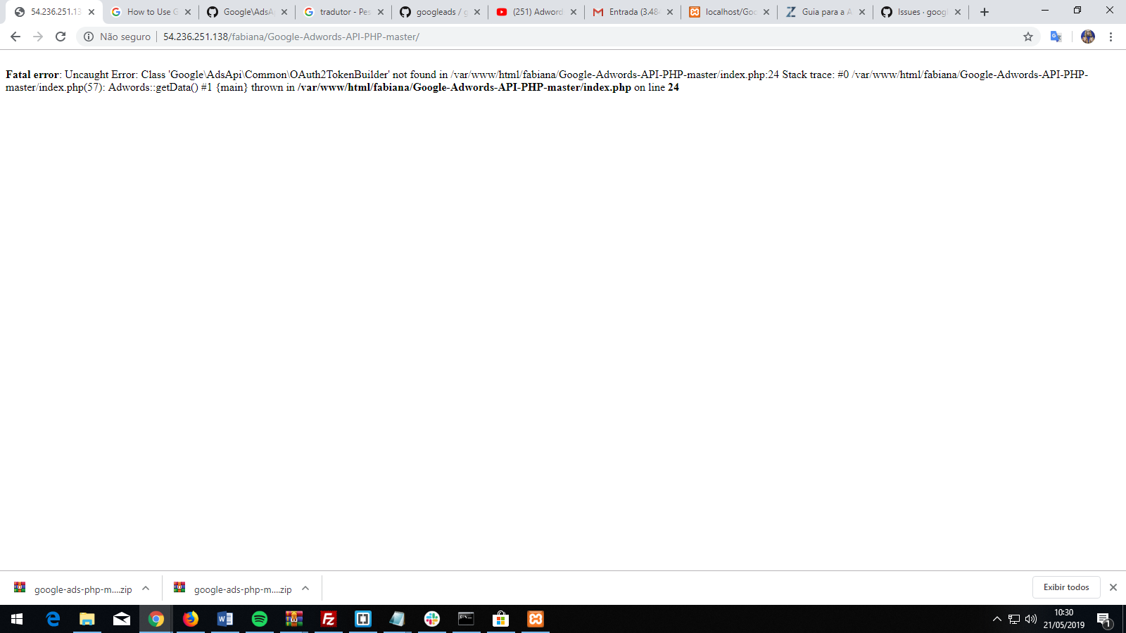Google\AdsApi\Common\OAuth2TokenBuilder' not found in · Issue #85 · googleads/google-ads-php ...