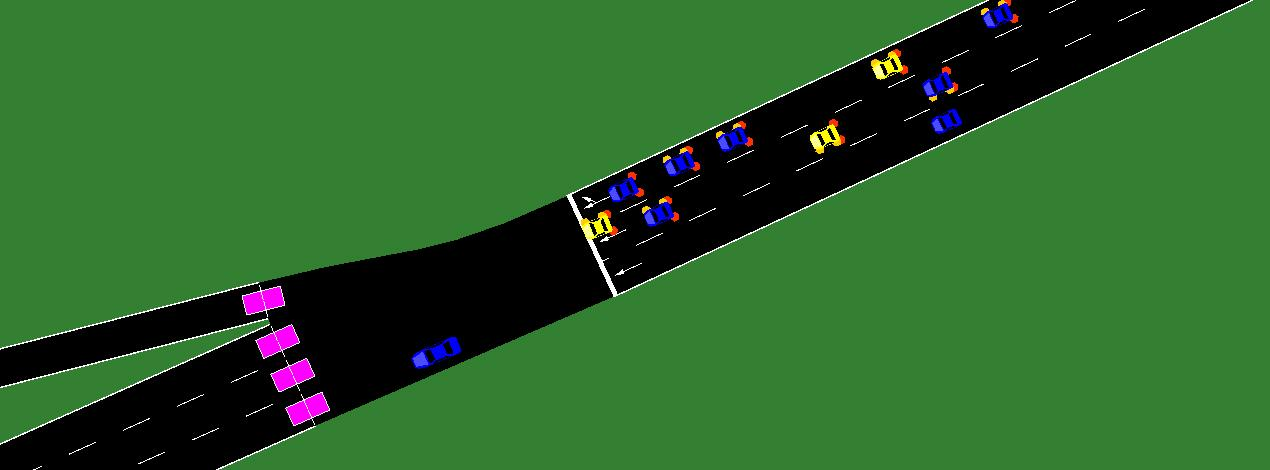 Vehicles fail to change lanes and merge out at the exit of the expressway in time · Issue #12758 ...