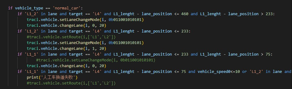 Vehicles fail to change lanes and merge out at the exit of the ...