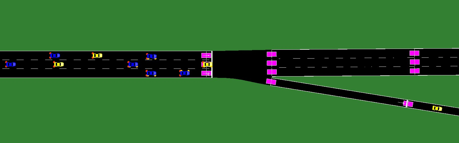 Vehicles fail to change lanes and merge out at the exit of the expressway in time · Issue #12758 ...