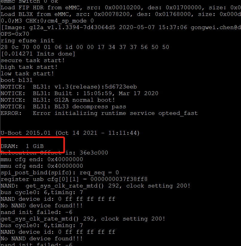 江波龙内存颗粒，物理规格2G，uboot下只能识别出来1G. · Issue #809 · ophub/amlogic-s9xxx-armbian · GitHub
