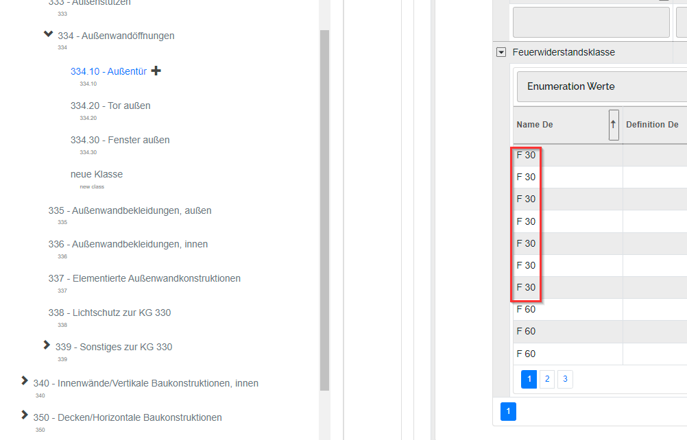 Enumerationswerte, die an mehreren Klassen vorgekommen sind, scheinen mehrfach importiert worden ...