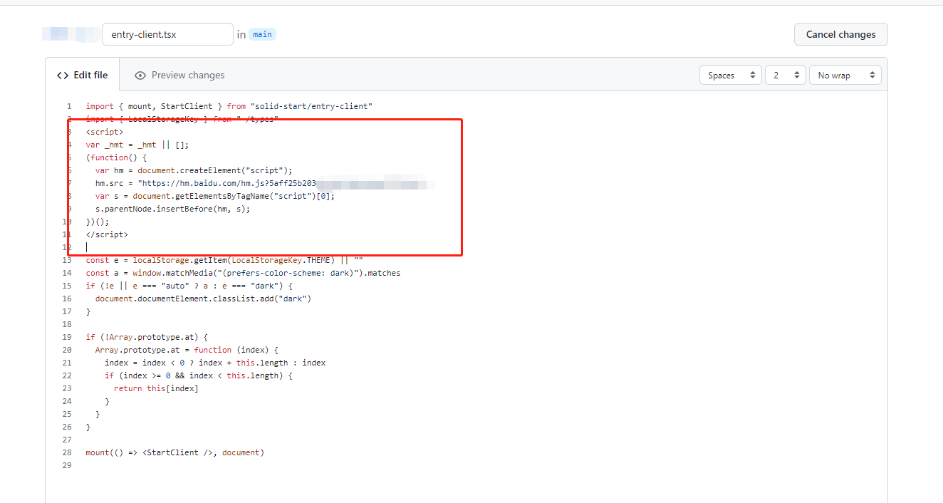 添加某度统计 · Issue 196 · Ourongxing Chatgpt Vercel · Github