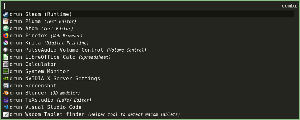 'configuration' block in theme.rofi causes syntax error · Issue #889 ...