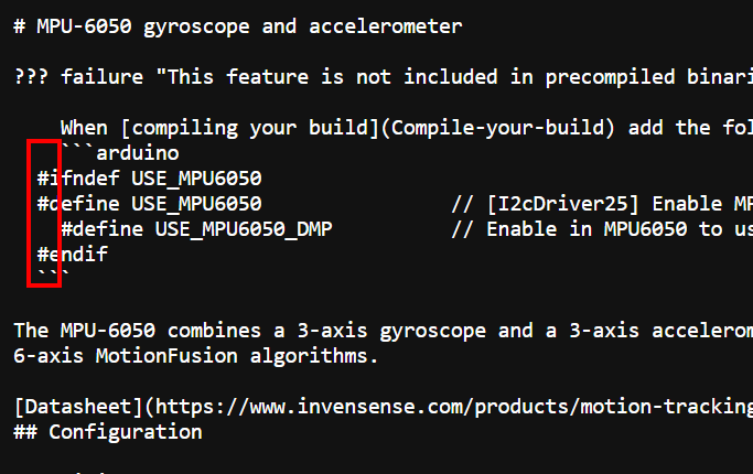 Formatting issue for MPU-6050 · Issue #1054 · tasmota/docs · GitHub