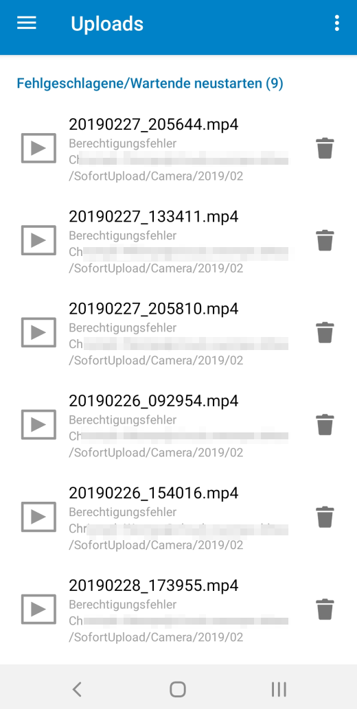 Instant upload broken for videos · Issue #2019 · nextcloud/android · GitHub
