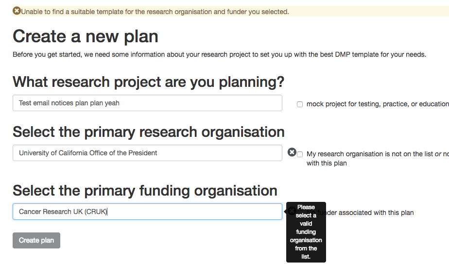 Cannot create plans · Issue #812 · DMPRoadmap/roadmap · GitHub
