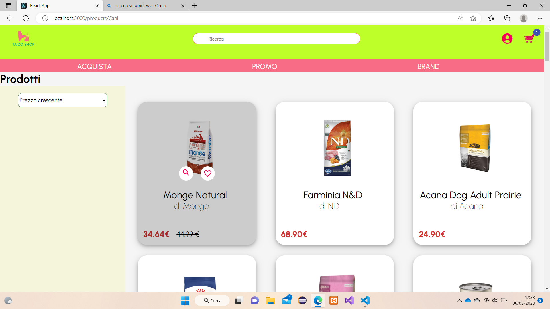 GitHub - emartella00/E-commerce-Taizo-Shop: E-commerce per negozio di prodotti animali ...