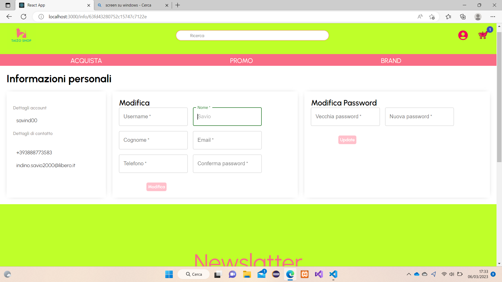 GitHub - emartella00/E-commerce-Taizo-Shop: E-commerce per negozio di prodotti animali ...