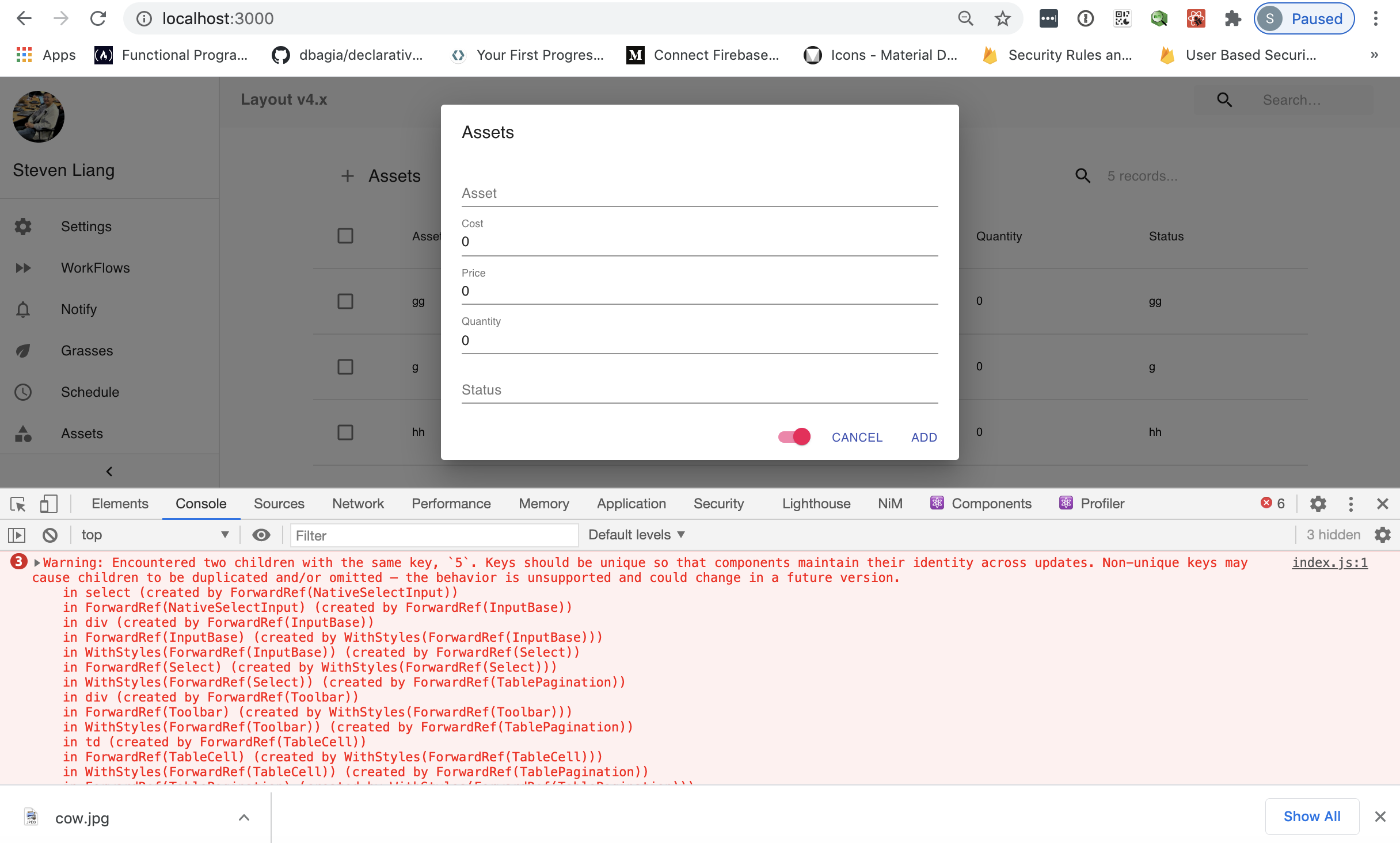 Getting `two children with the same key` error when using pagination · Issue #2957 · TanStack ...