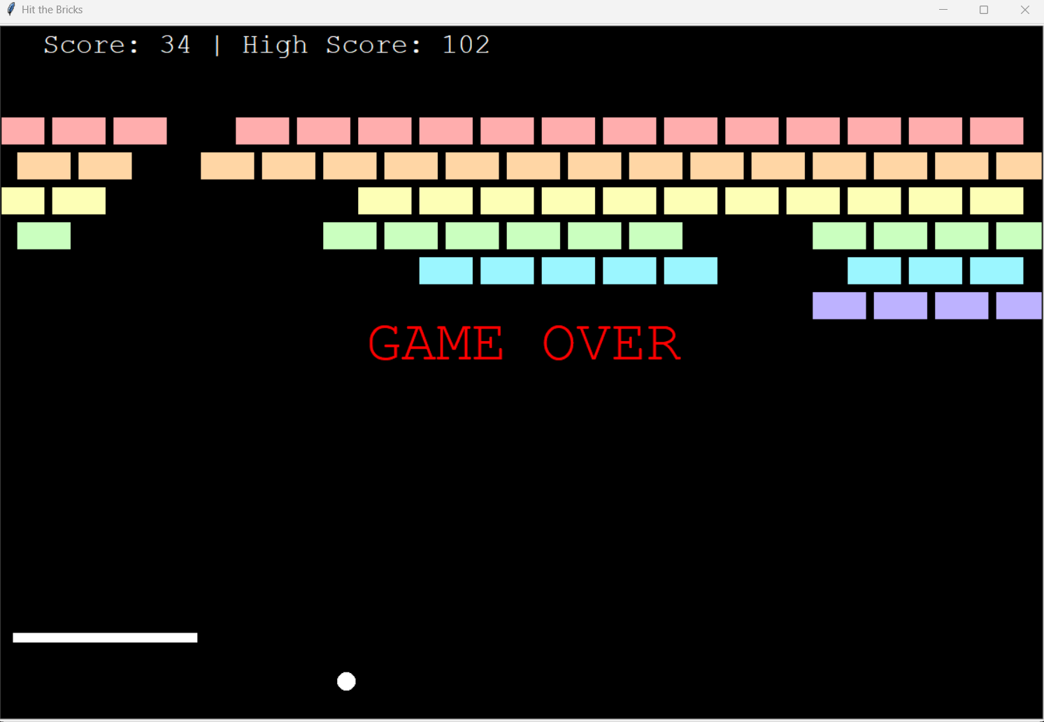 GitHub - lauraporsch/BreakoutGame: My take on the famous Breakout Game. Built with the Turtle ...