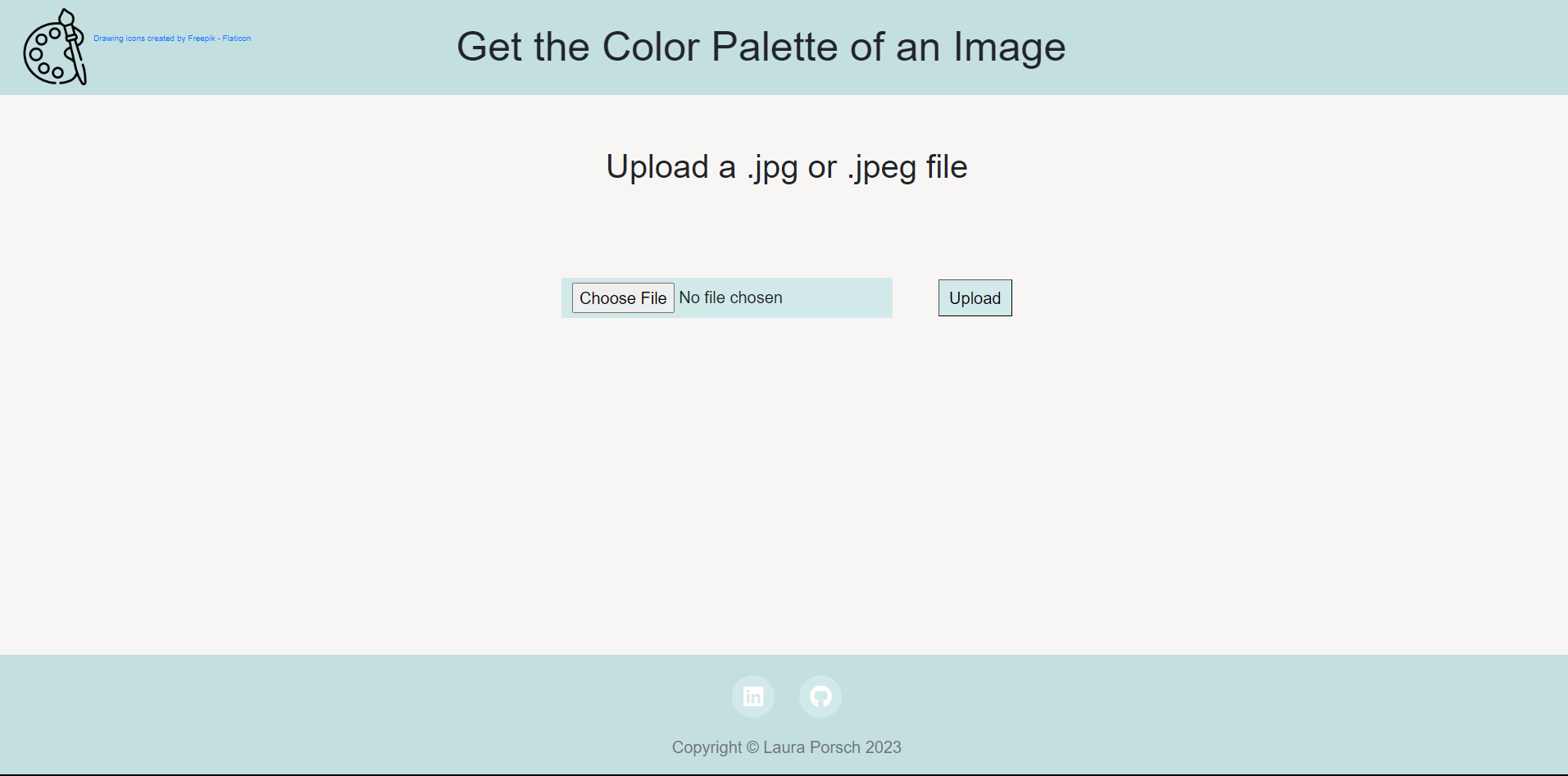 GitHub - lauraporsch/ColorPalette: Website that allows Users to upload an image and get the ...