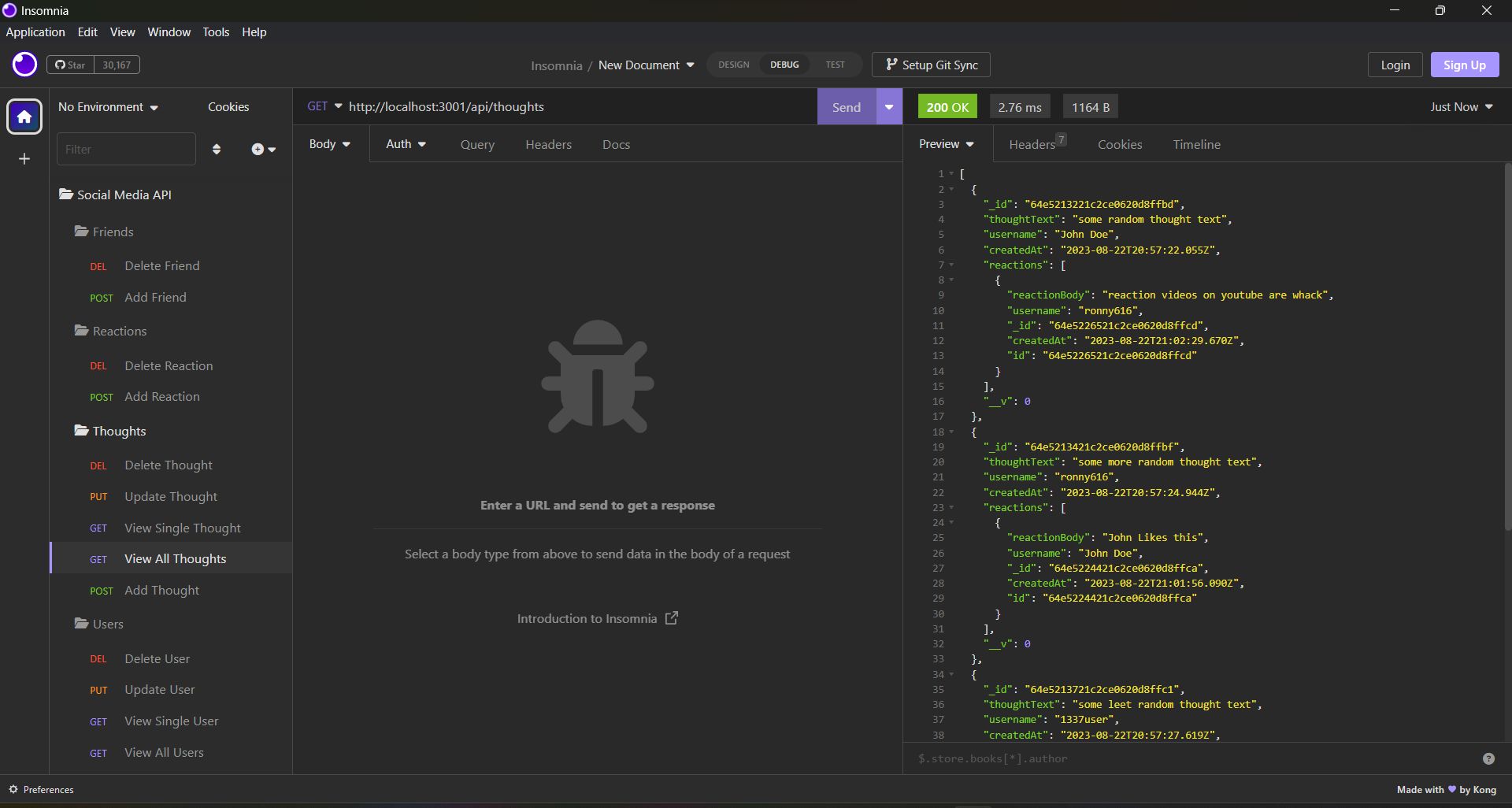 GitHub - johnnyowen/Social-Media-API