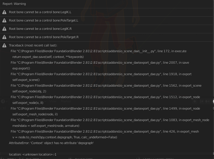 Shape Key Export Fails on Blender 2.8 · Issue #117 · godotengine/collada-exporter · GitHub