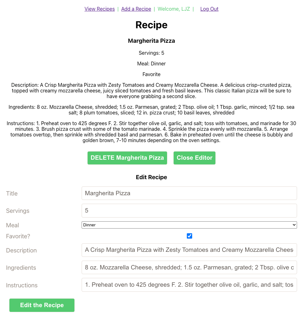 GitHub - ljzepeda/MERN-Recipes
