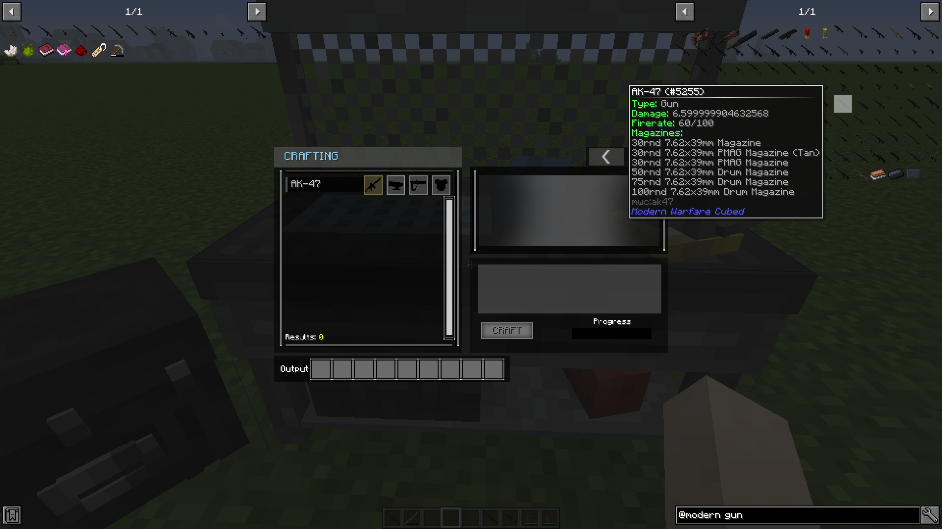 Guns that can't be crafted in the workbench · Issue #132 · Cubed-Development/Modern-Warfare ...