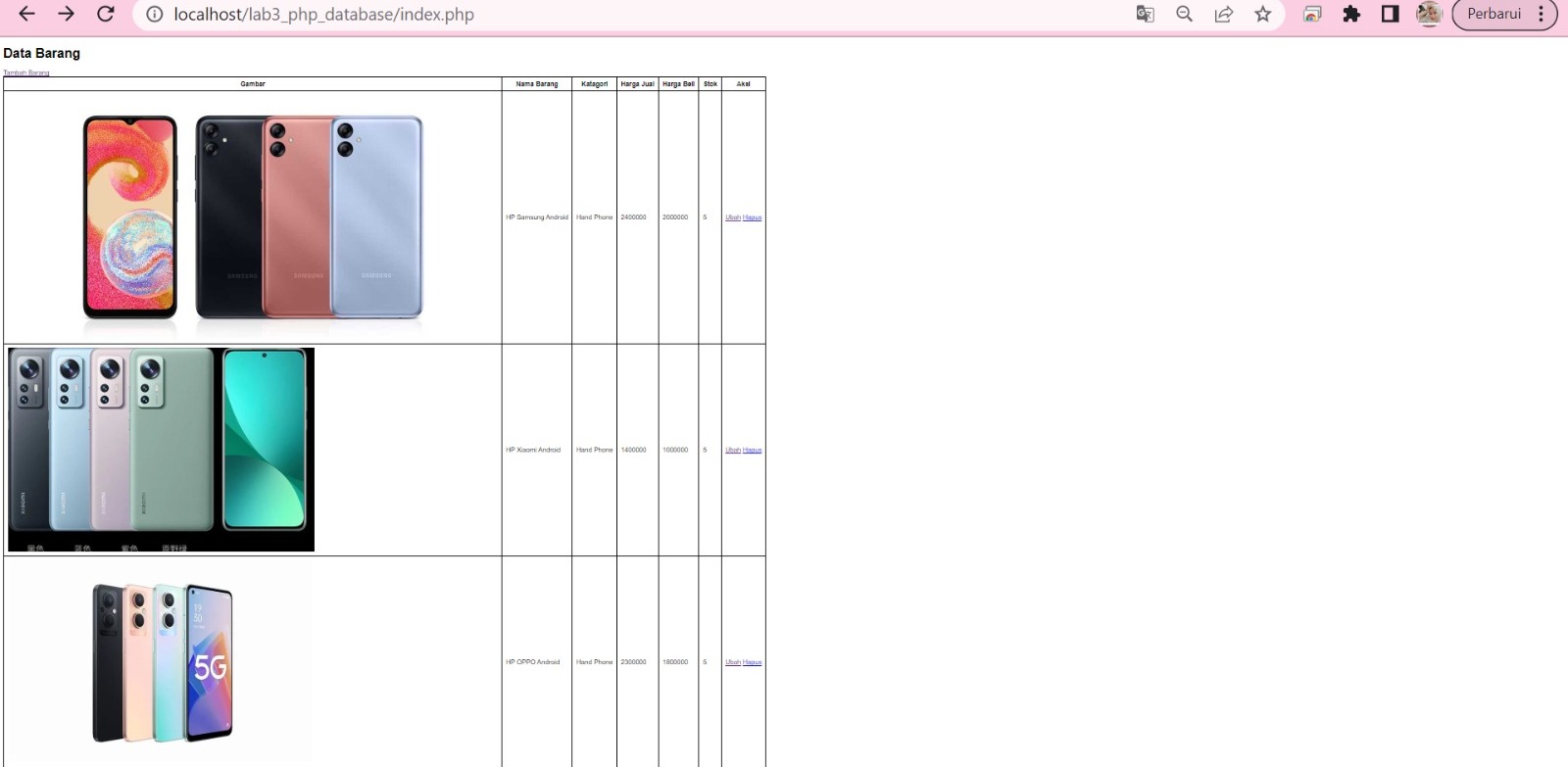 Github Aramelle Lab3web
