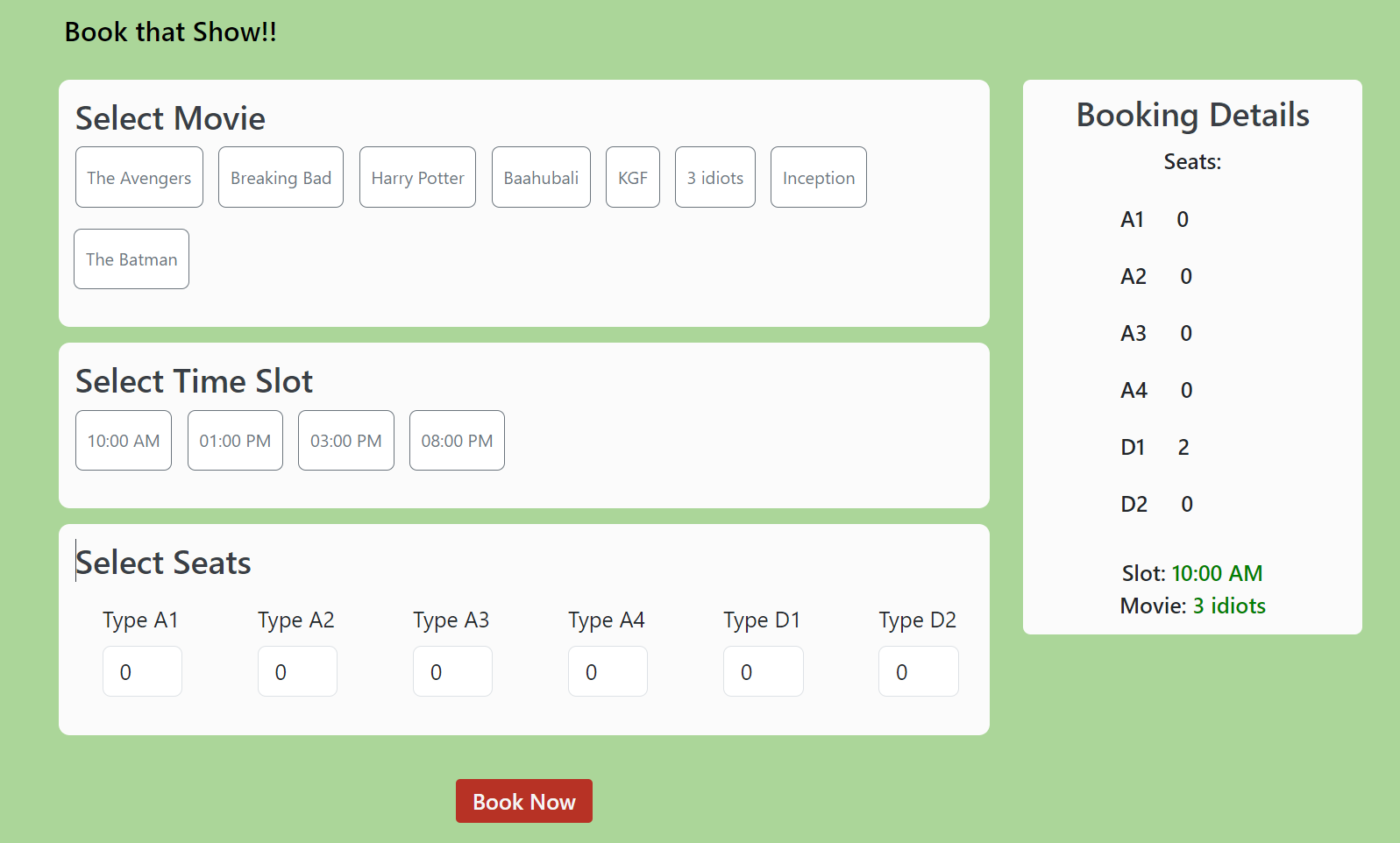 GitHub - deevesh11nov/BookmyShow