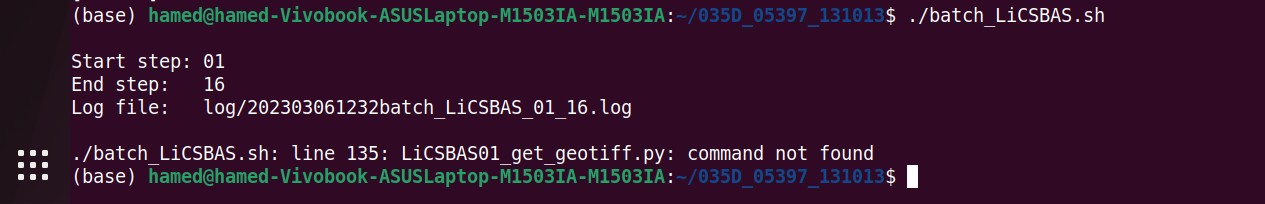 LiCSBAS01_get_geotiff.py: command not found · Issue #221 · yumorishita/LiCSBAS · GitHub