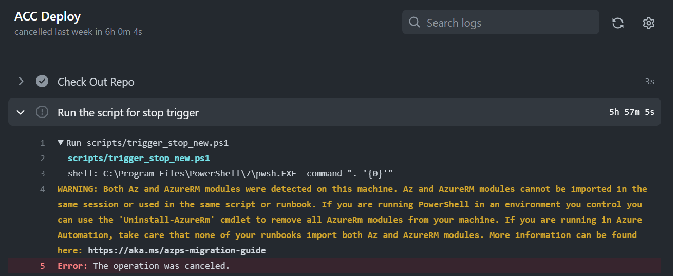 Stop Azsynapsetrigger Powershell Command No Longer Working · Issue 22117 · Azureazure 0374