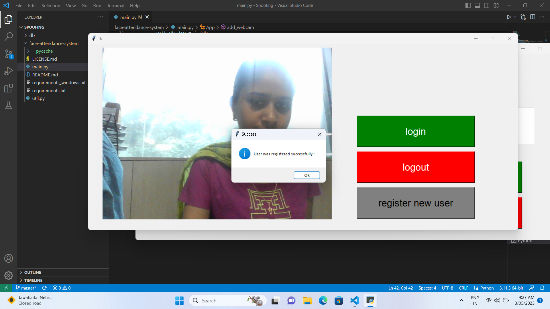 GitHub - Noelsaji2k1/Anti-spoofing-recognition: To detect fake faces ...