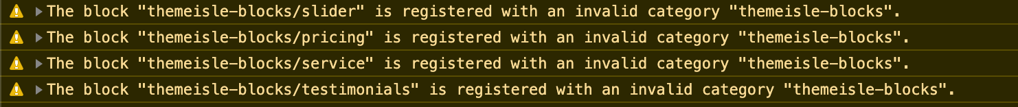 Widgets Editor: Third party blocks reported as registered with an invalid category · Issue ...