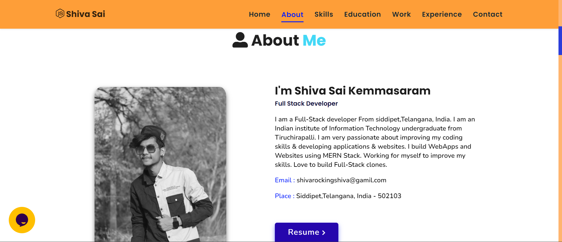 GitHub - shiva-sai-kemmasaram/Portfolio-Website-main