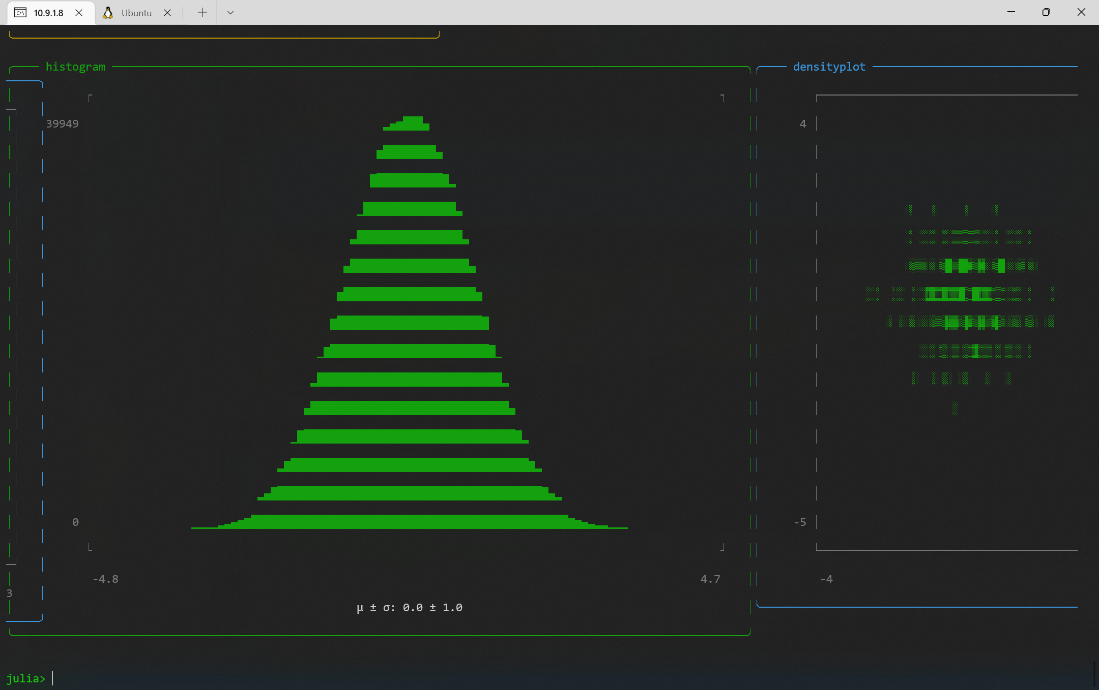Auto-resize based on terminal size · Issue #264 · JuliaPlots/UnicodePlots.jl · GitHub