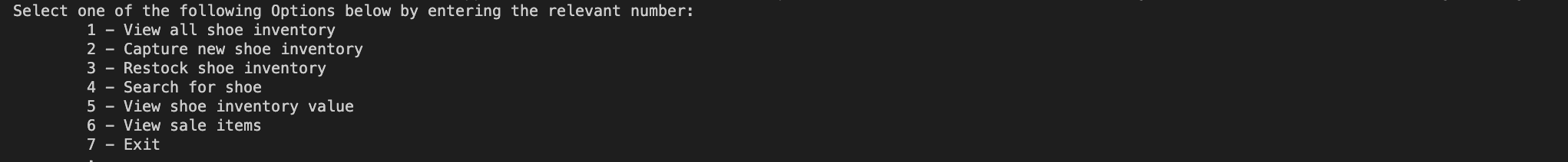 GitHub - bonolobr/inventory-app: Shoe store inventory management program.