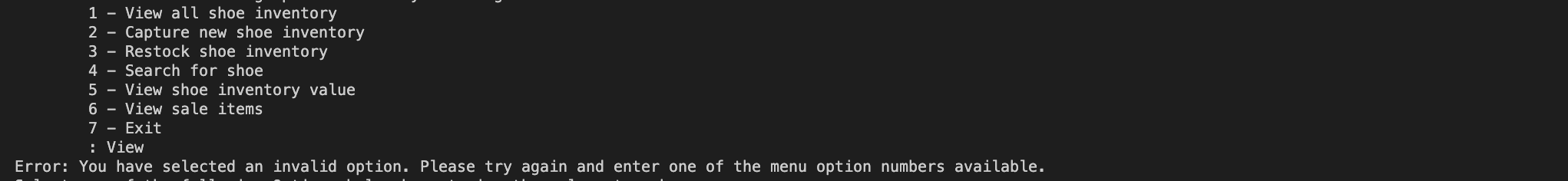 GitHub - bonolobr/inventory-app: Shoe store inventory management program.