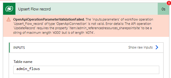 [CoE Starter Kit - BUG] SYNC HELPER - Cloud Flows keeps failing for one ...