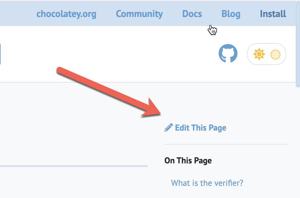Links to validation and verifier · Issue #151 · chocolatey/docs · GitHub