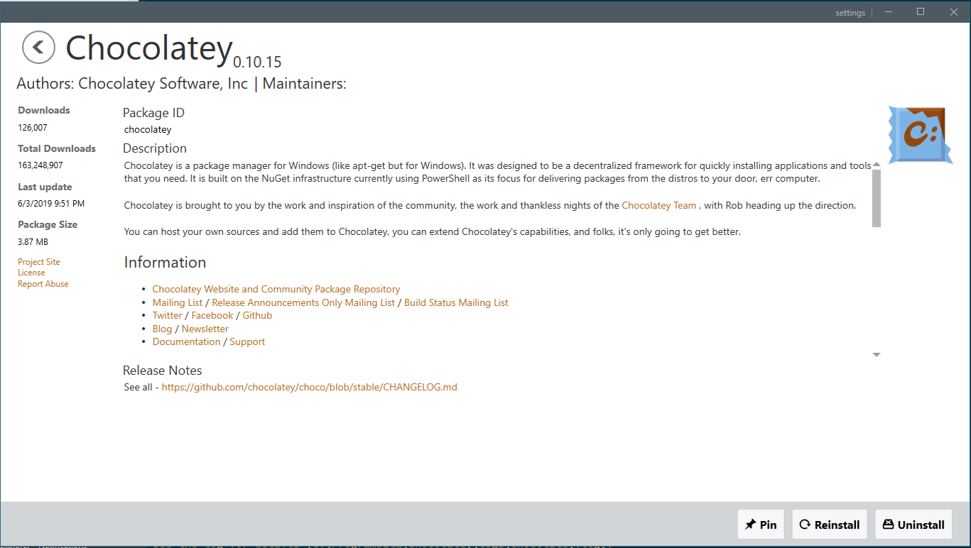 No warning for broken packages · Issue #678 · chocolatey/ChocolateyGUI ...