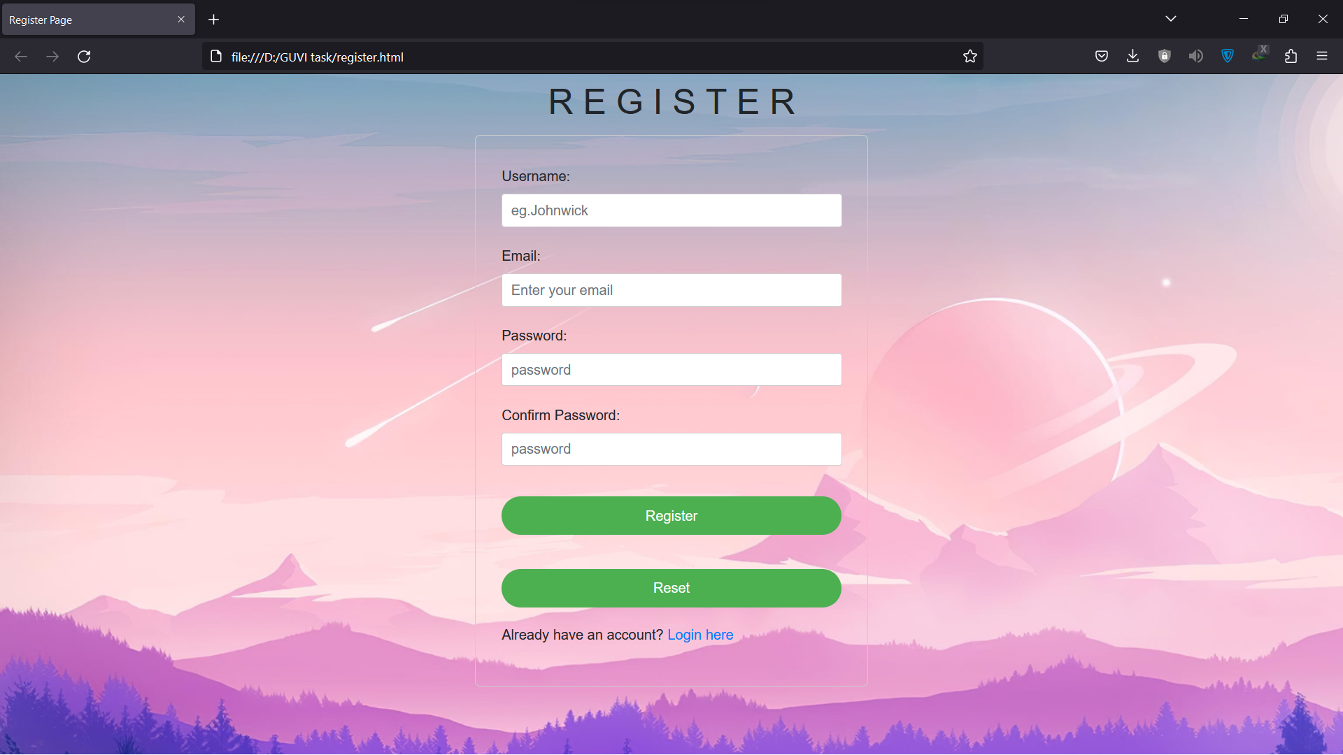 GitHub - BoobalanIT/GUVITASK