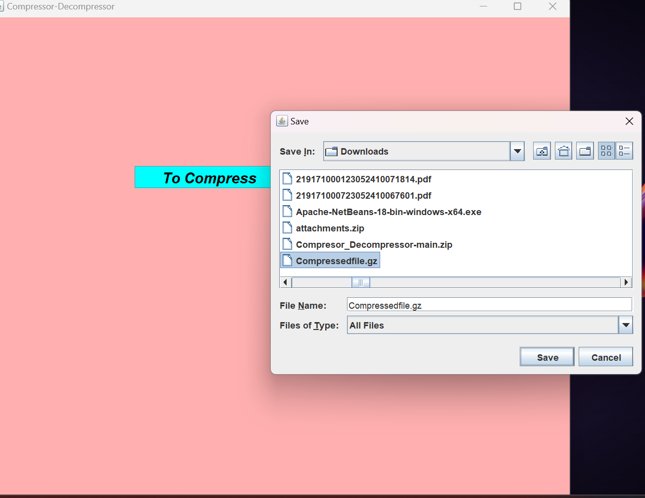 GitHub - Itishree2000/Compressor-Decompressor