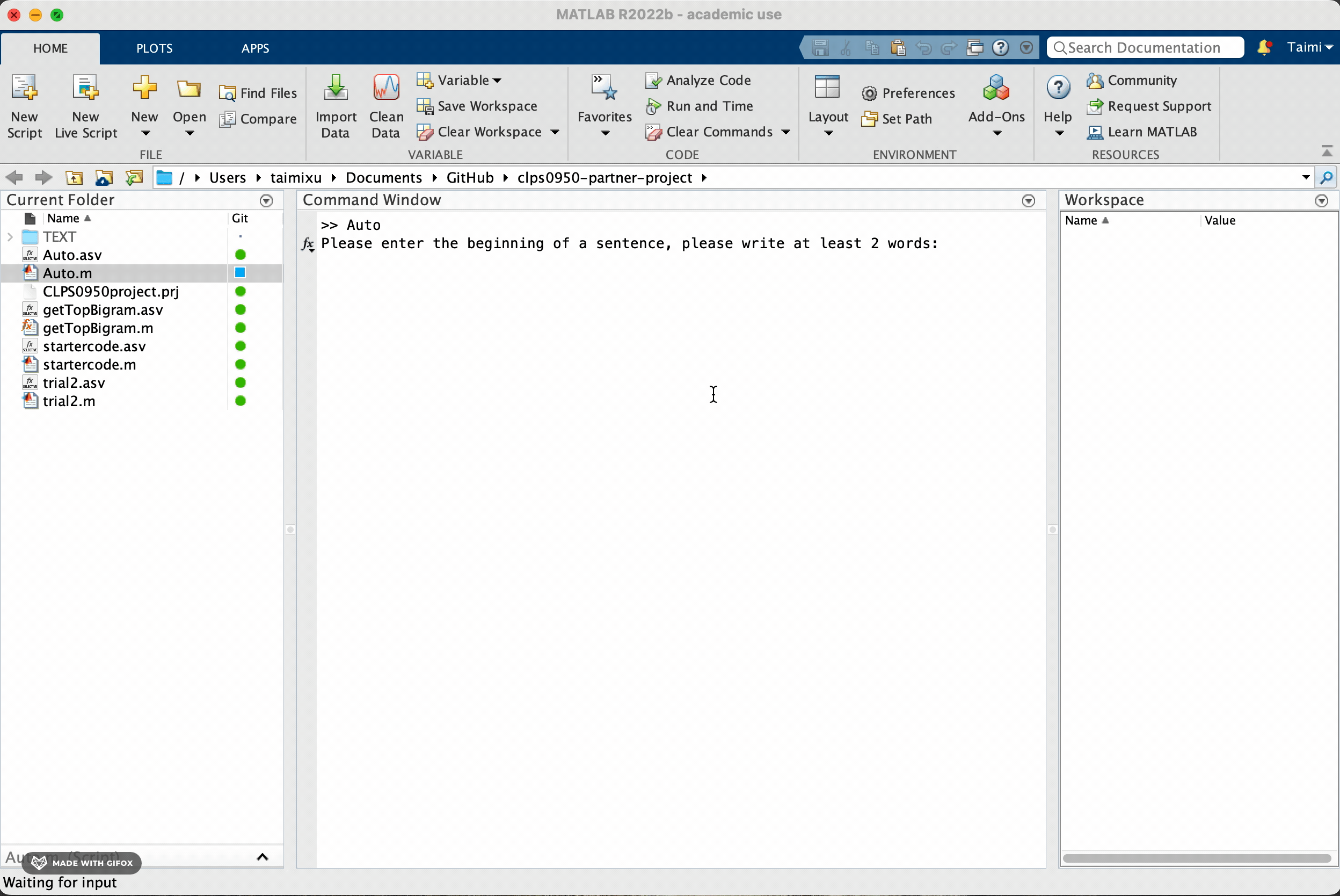 GitHub - chloekurka/clps0950-partner-project