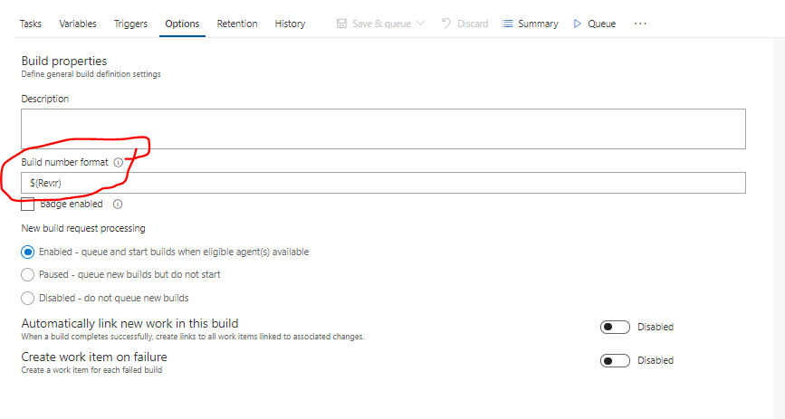 Using YAML build definition, have the ability to set build number format · Issue #1666 ...