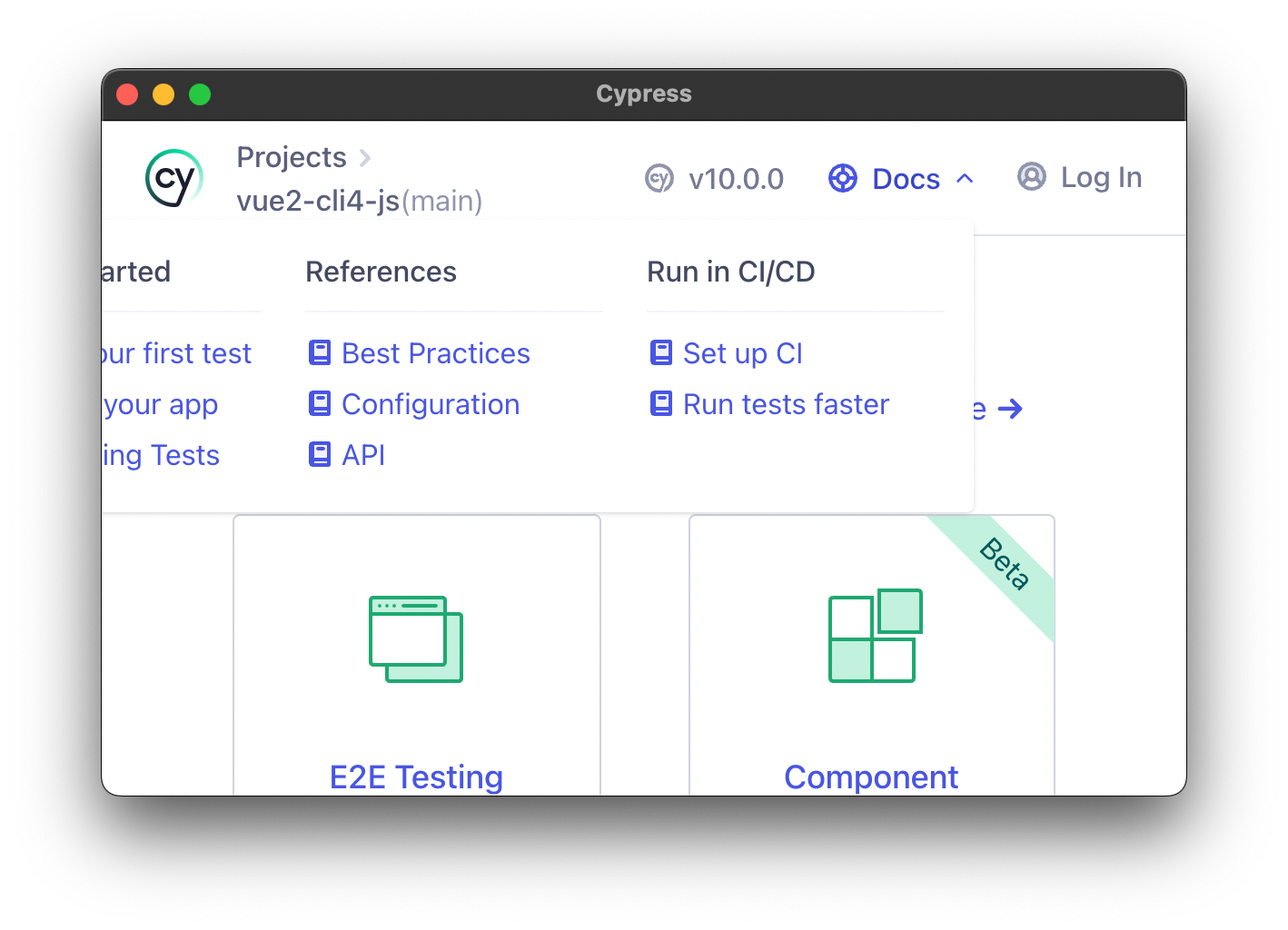Docs dropdown is cut off when on smaller window screens. · Issue #21842 · cypress-io/cypress ...