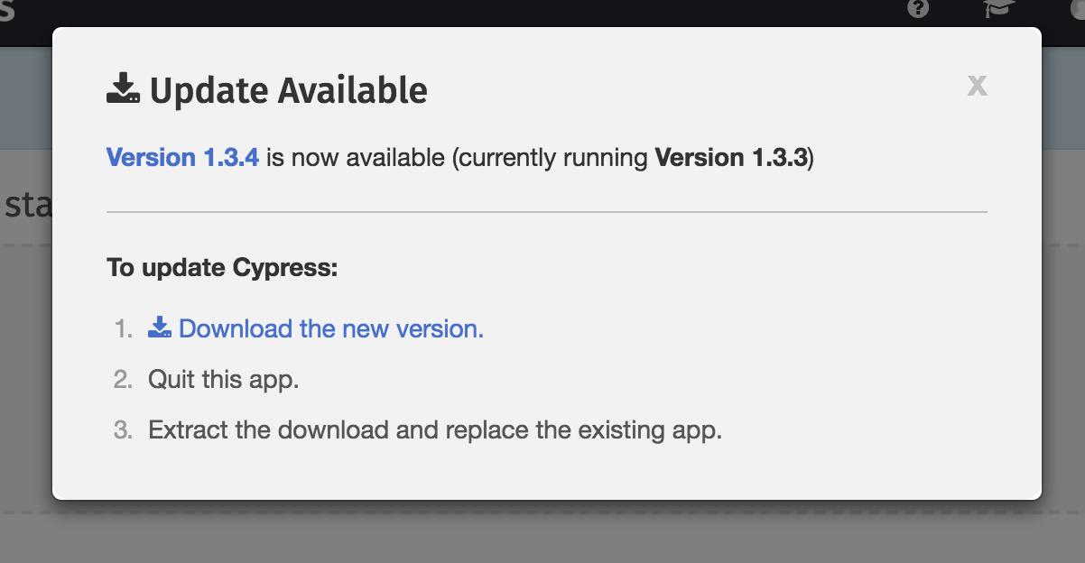 Change Desktop GUI update banner with messaging about package.json ...