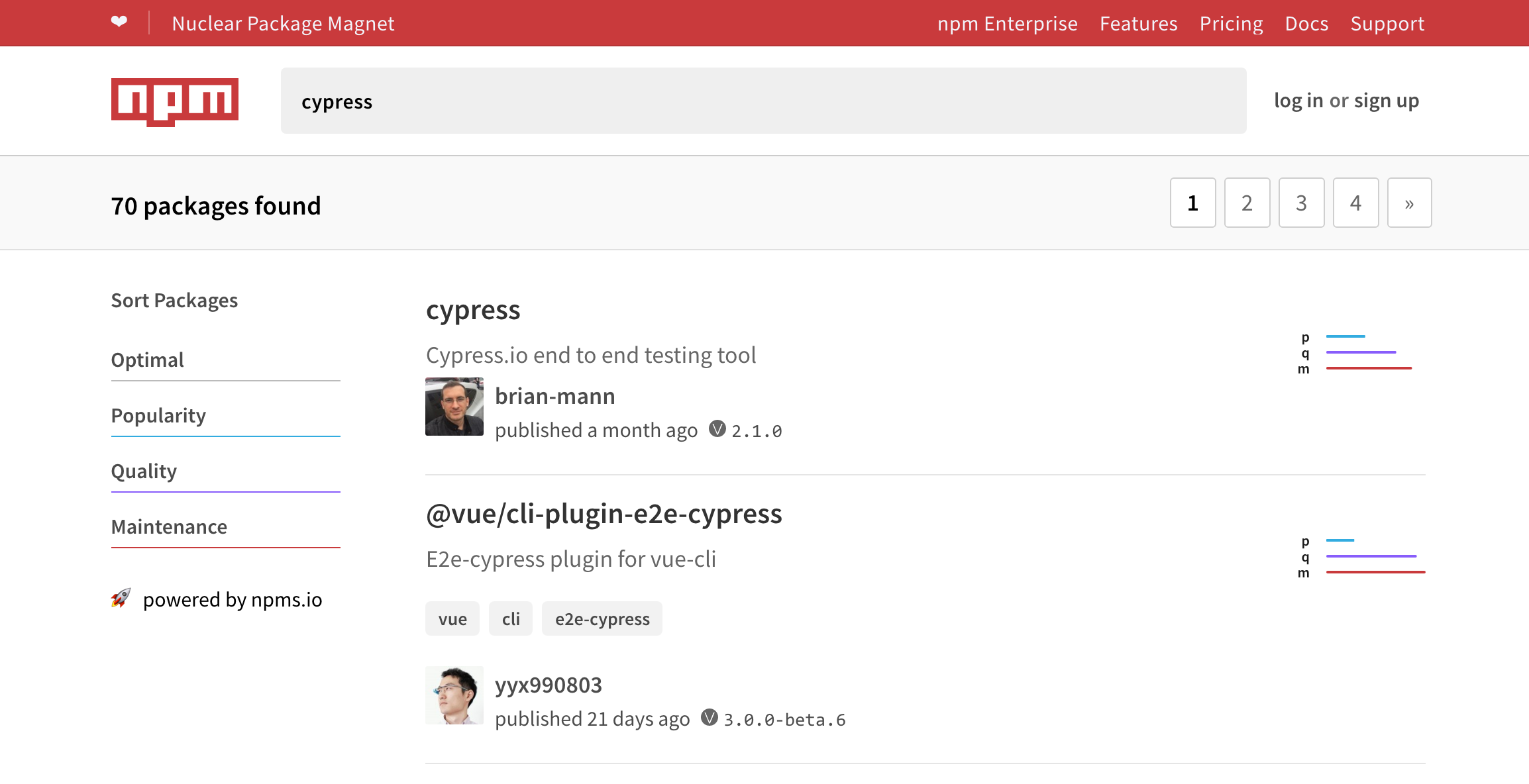 Add keywords to npm package.json · Issue #1508 · cypress-io/cypress · GitHub