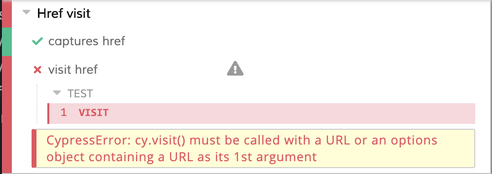 Not able to visit stored value in second cy.visit() to different cross ...