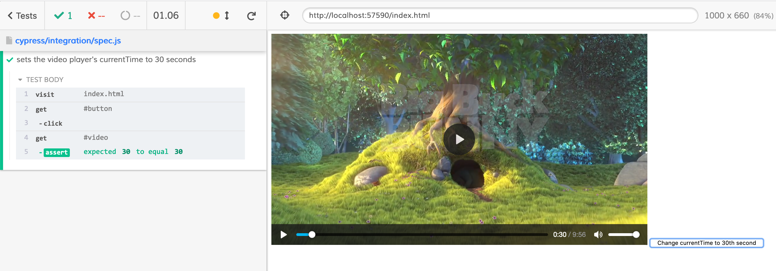 Changing currentTime of HTMLVideoElement in Cypress always sets to 0 (Chrome/Electron) · Issue ...